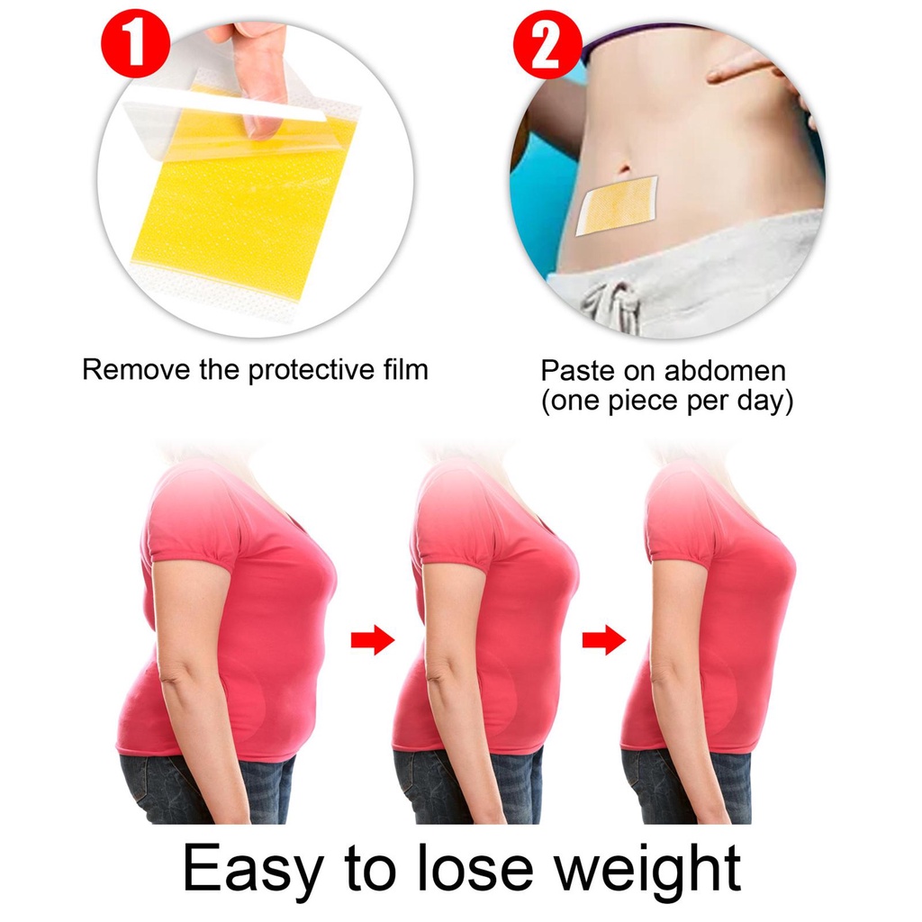 Slimming Belly Button Patch Lazy People Thin Belly Detox Weight Button ...