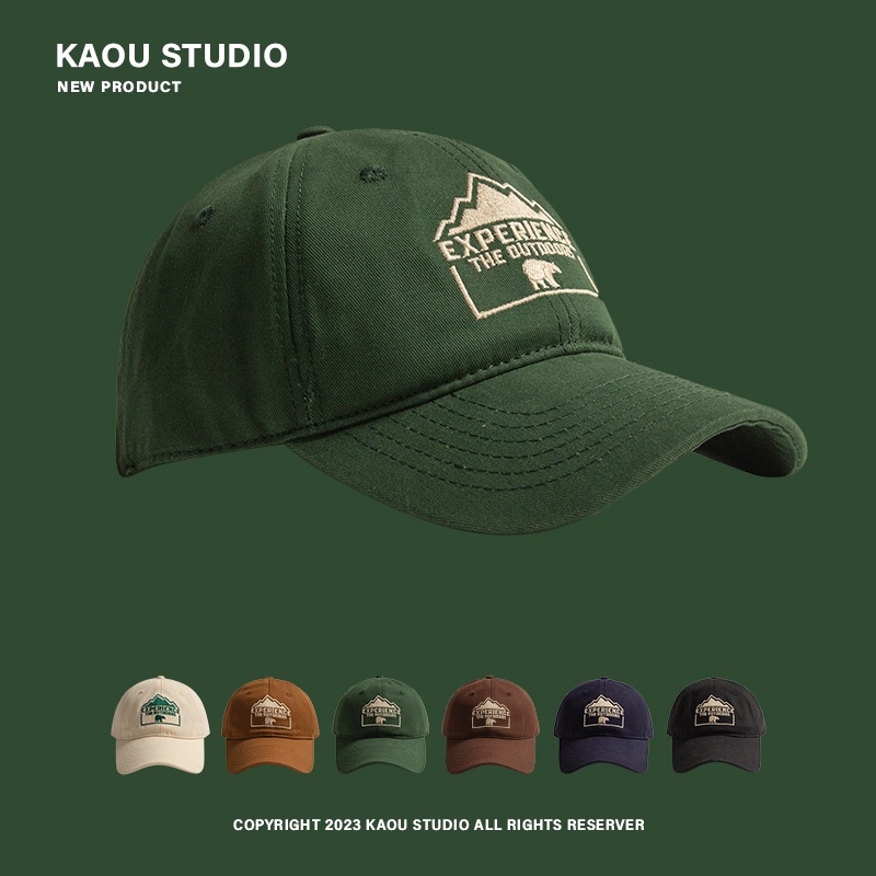 Polar Bear Embroidered Baseball Cap Men Women American Outdoor Sports ...