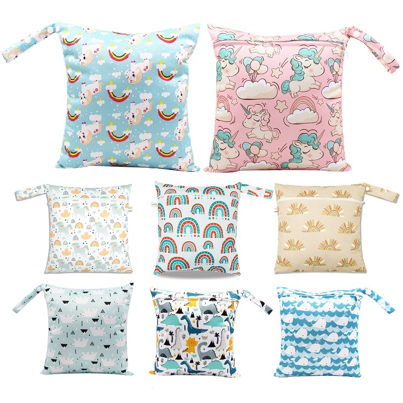 30*28cm Single Pocket Diaper Bag Baby Cloth Diaper Waterproof Reusable ...