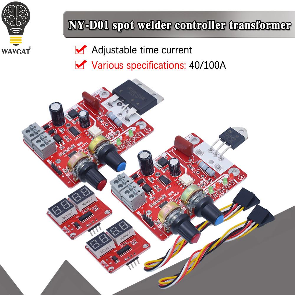 40A 100A Digital Spot Welder Machine Time Control Board Spot welding ...