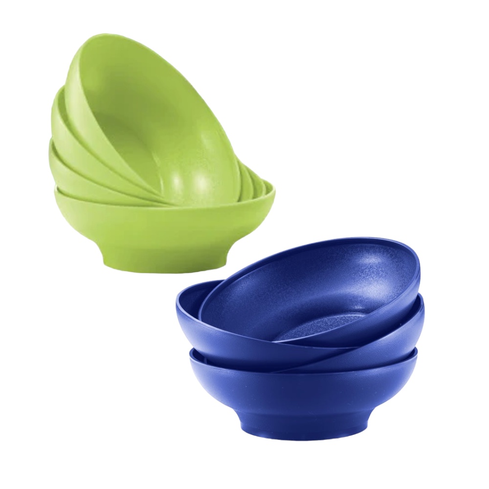 Tupperware Royale Blue / Open House / Blossom Bowls (4) 600ml | Shopee ...
