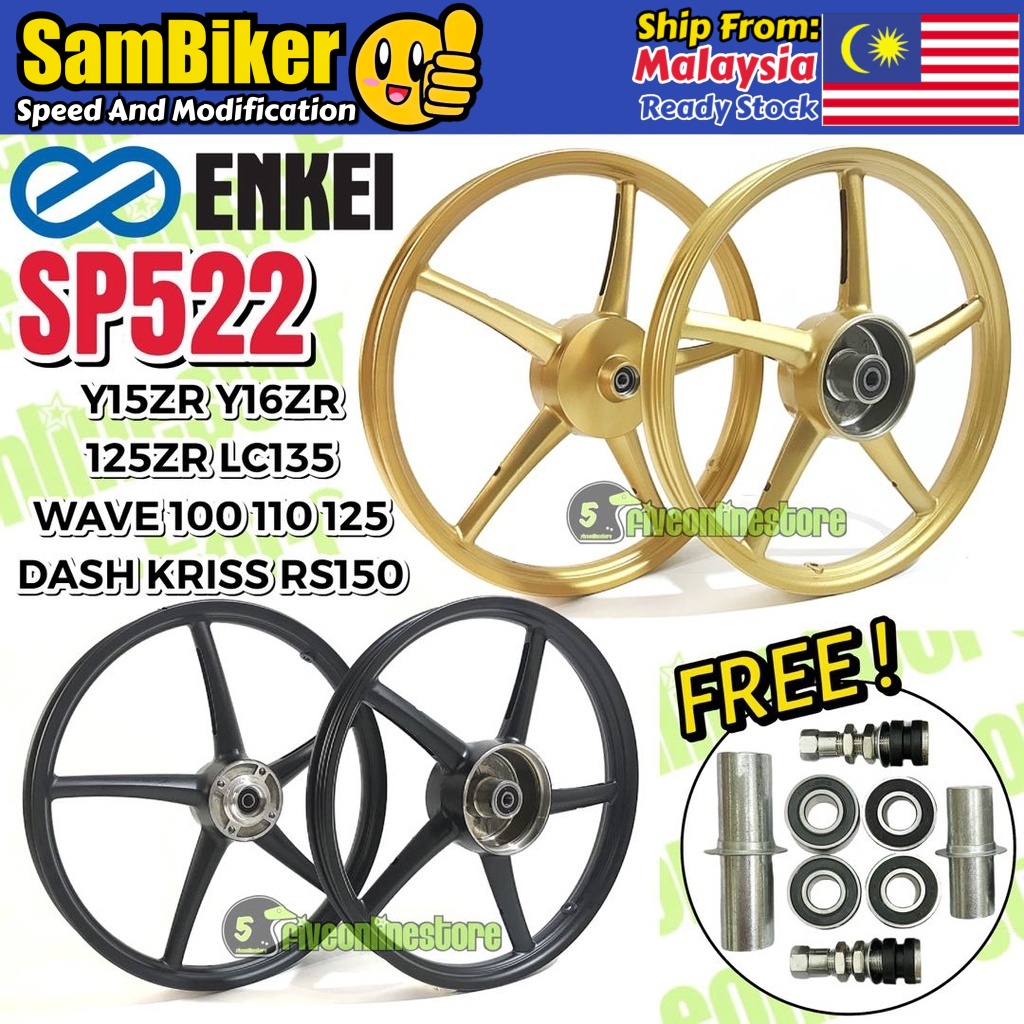 ENKEI SP522 Sport Rim FREE Bearing Bush Rim Y15ZR Y125Z LC135 EX5 DREAM ...
