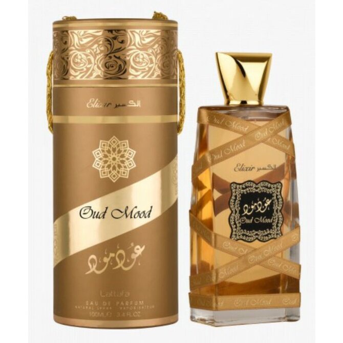 Oud Mood Elixir Gold By Lattafa Original Arab Perfume Spray for Woman EDP 100 Ml Orginal From ...
