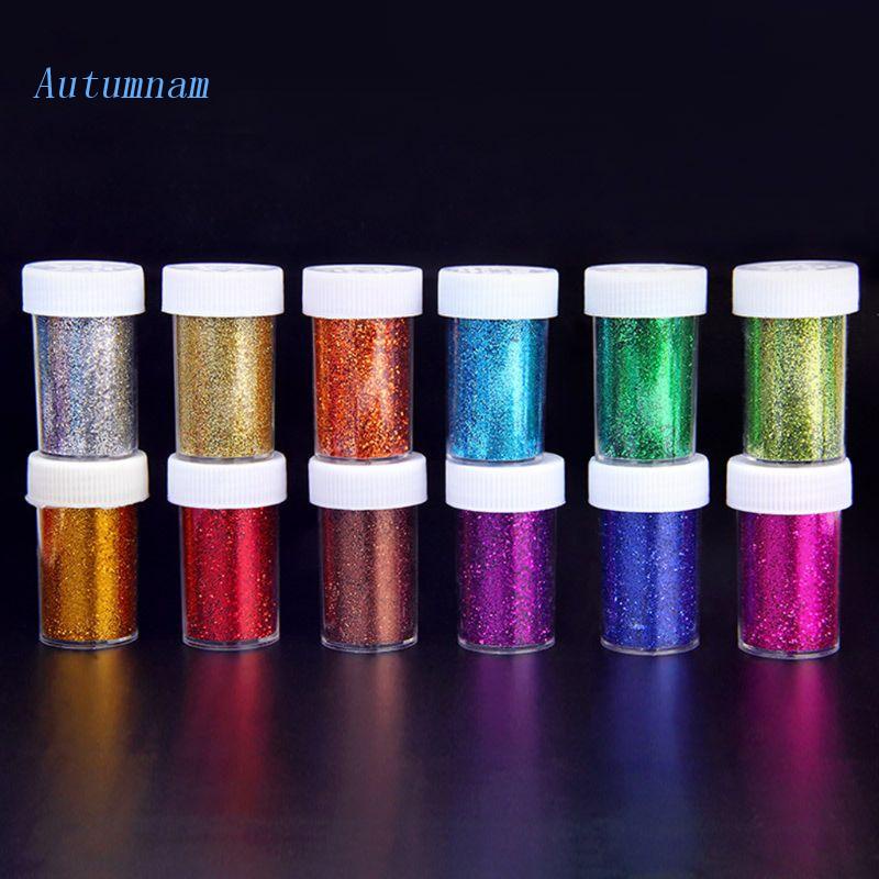 AUTU Ultra Fine Glitter Powder Resin Glitter Flakes Crafts Sequins ...