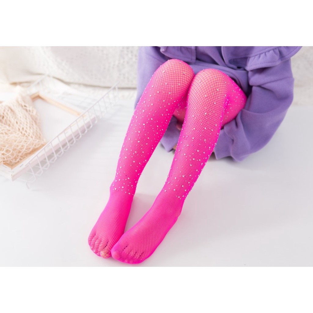 Pantyhose Diamond Tights Stockings Kids Tights Summer Kids Fishnet ...