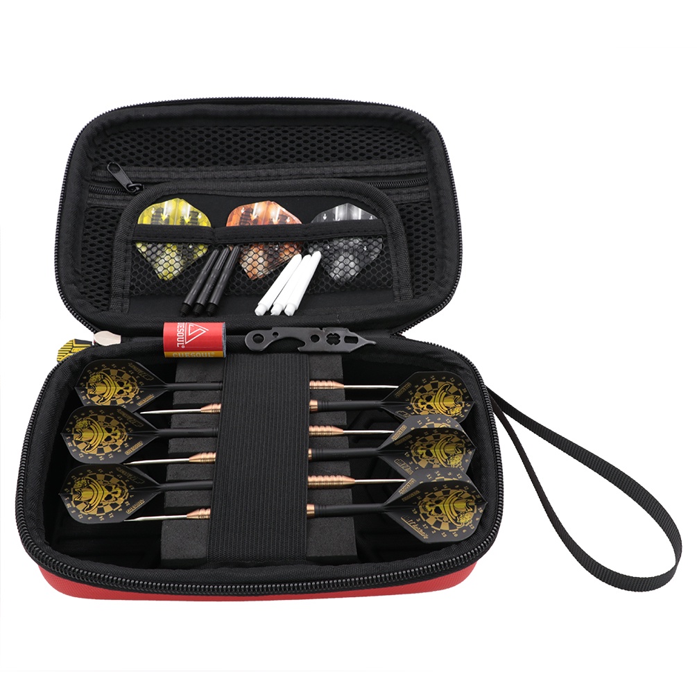 CUESOUL BEAST Dart Case Holds 6 Darts Big Darts Carrying Storage for Steel Tip/Soft Tip Darts ...