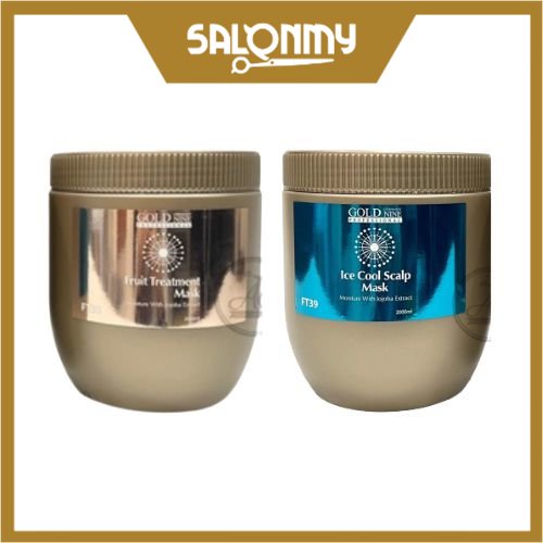 Gold Nine Fruit Treatment Mask / Ice Cool Scalp Mask 2000ml | Shopee ...