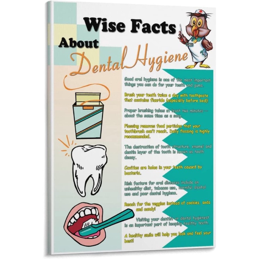 Dental Office Wall Decoration Posters Dental Hygiene Poster Poster for ...