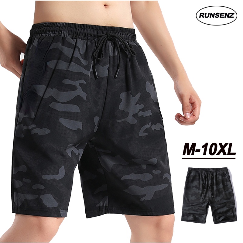M-10XL Plus Size Shorts Men Camouflage Pants Thin Straw Loose Bermudas Beach | Shopee Malaysia