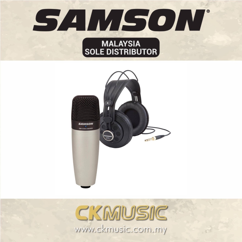 Samson C01/SR850 - Condenser Mic / Headphones Bundle | Shopee Malaysia