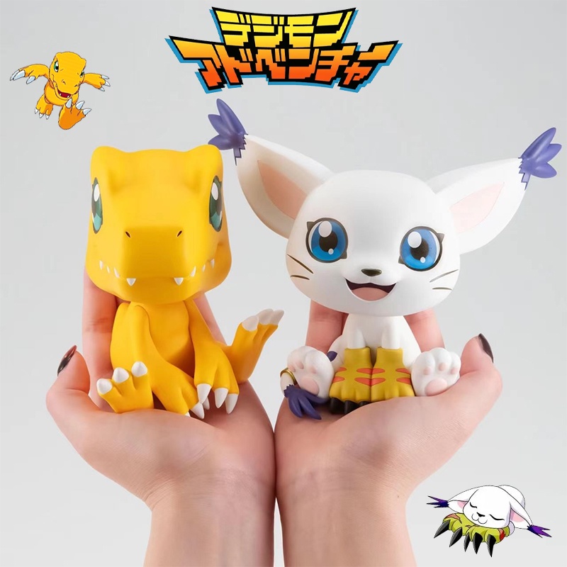 Digimon Gabumon Anime Figure Toys Agumon Tailmon 11cm Figure Digital ...