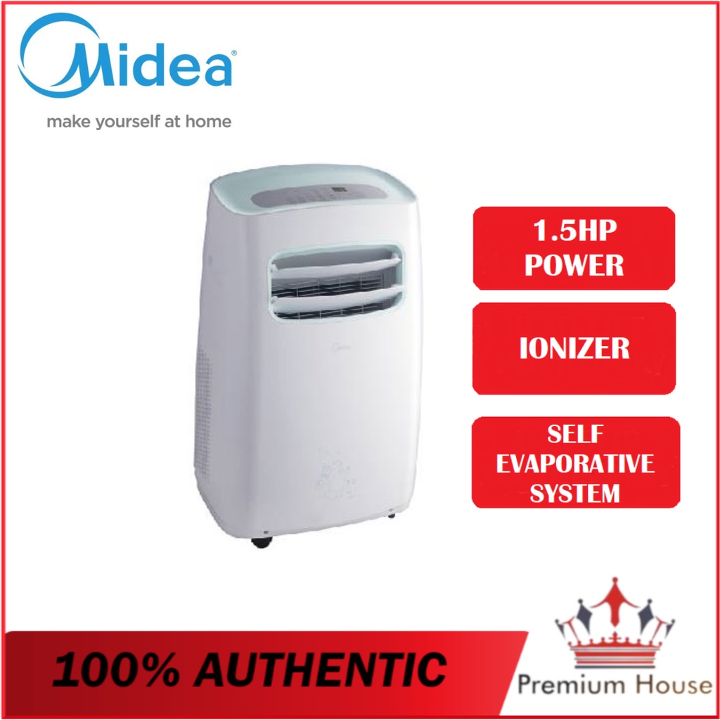 MIDEA PORTABLE AIRCOND 1.5 HP MPF-12CRN1 / MISTRAL PORTABLE AIRCOND 1 ...