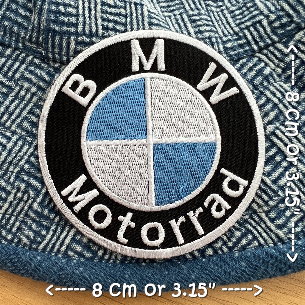 BMW Motorrad Ironing Iron on Patch Clothes Decor Hat Bag Jeans Jacket ...