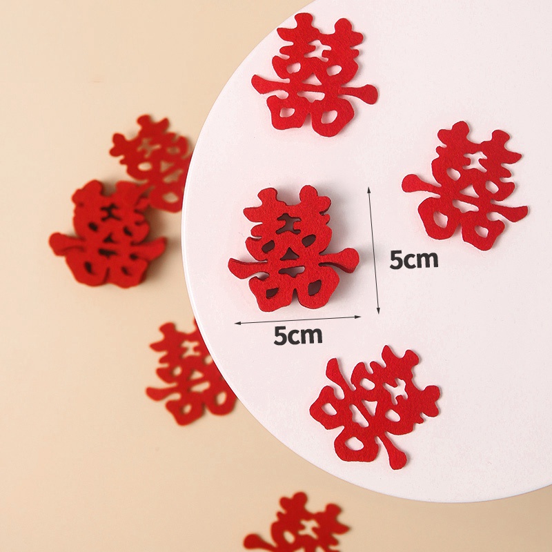 Chinese Xi Stickers Marriage Room Decor Traditional Wedding Decoration ...