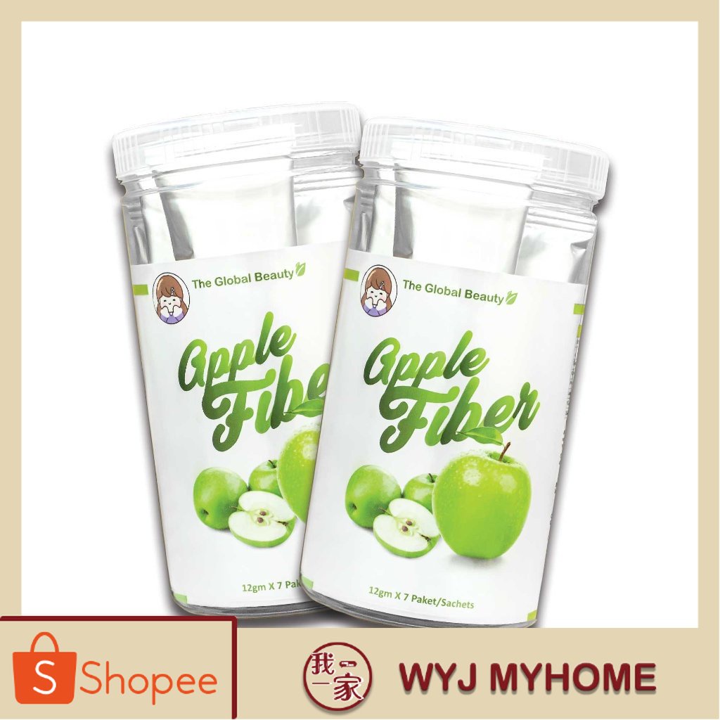 (1PC) Apple Fiber XTRA Inulin Prebiotic Soluble Fibre Psyllium Husk ...