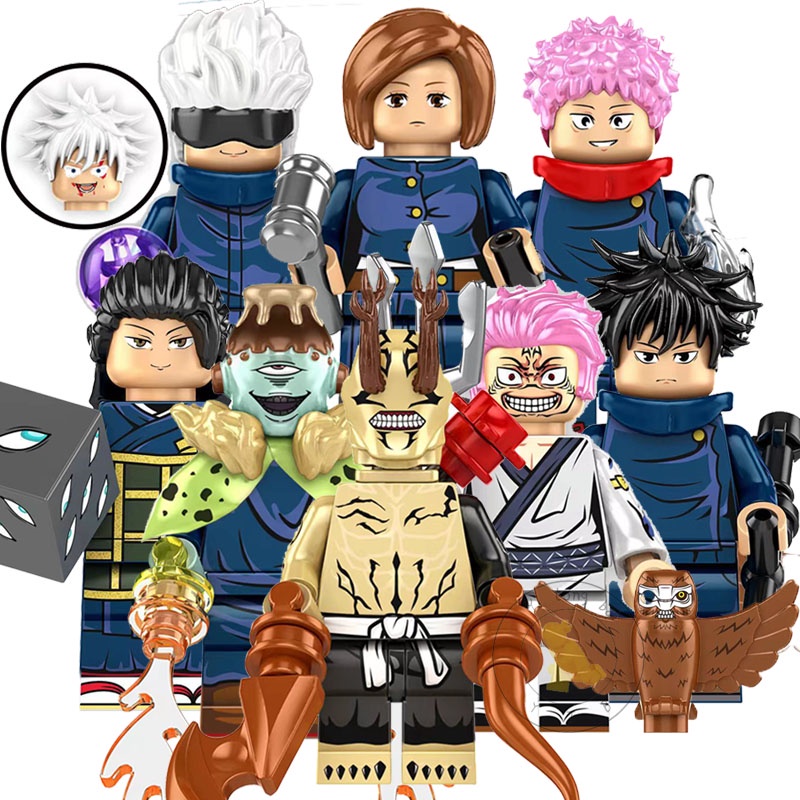 Straw Straw's puzzle toys animation series Jujutsu Kaisen Gojo Satoru ...