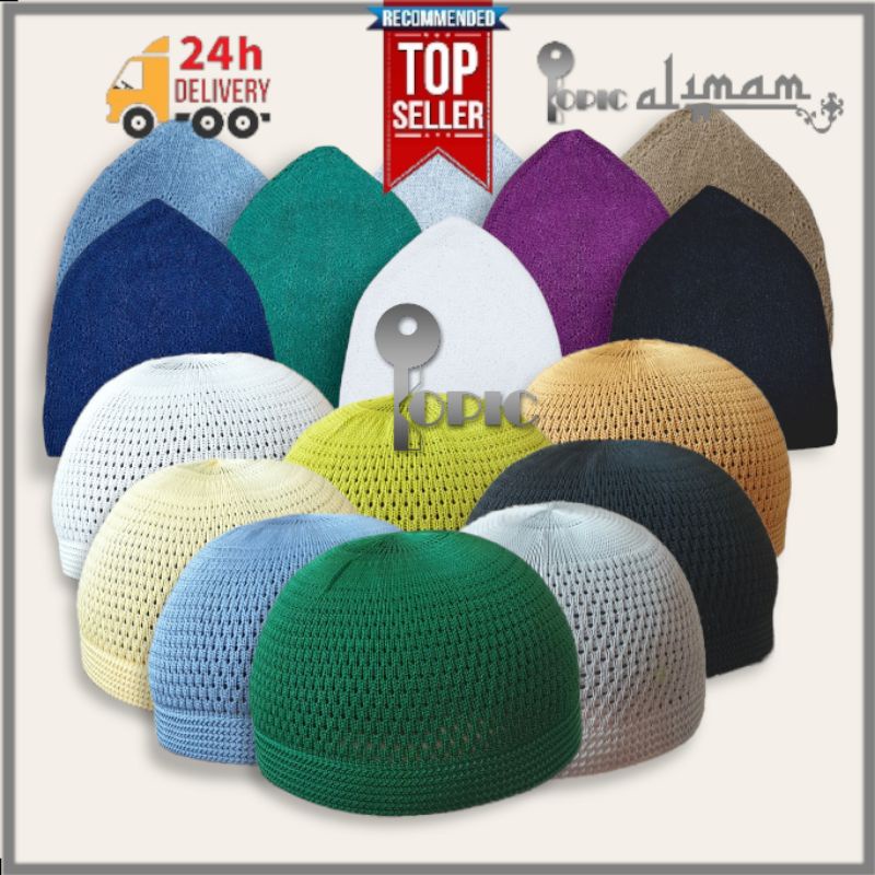 Kopiah Turkey Yasil Kait Cap Free Size Best Price Turki [Ready Stock ...