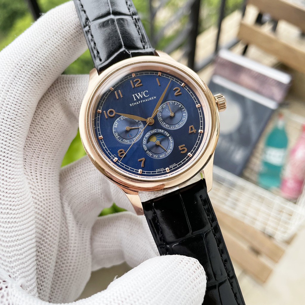 IWC multi-functional automatic design movement 43mm men's watch ...