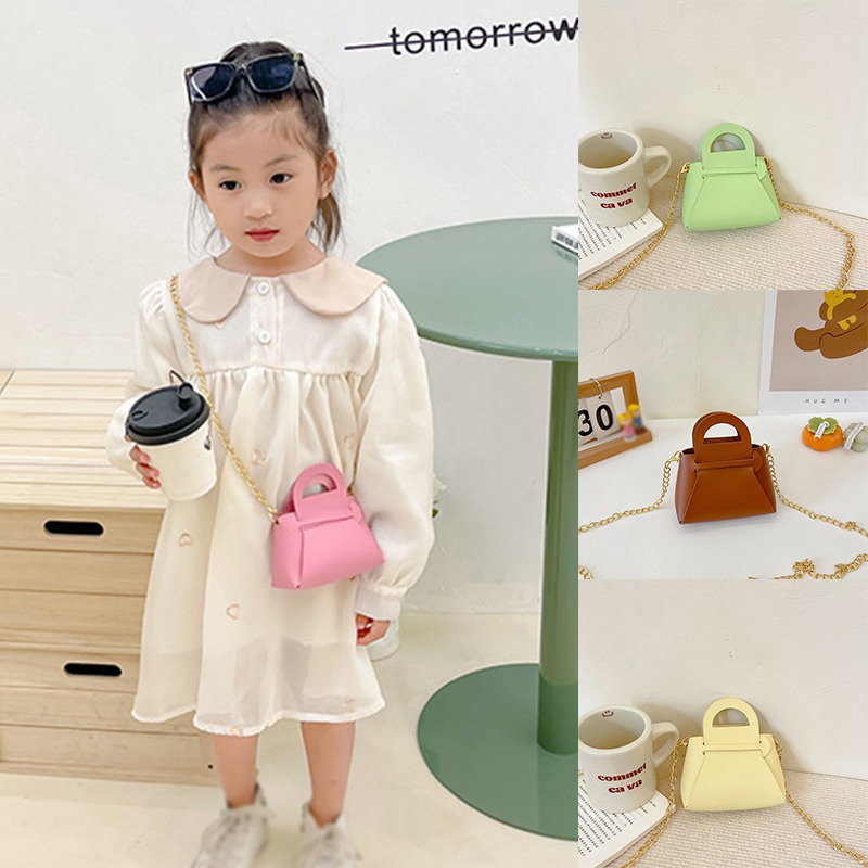 Children's Handbag One Shoulder Slant Bag Casual Shoulder Chain Bag ...