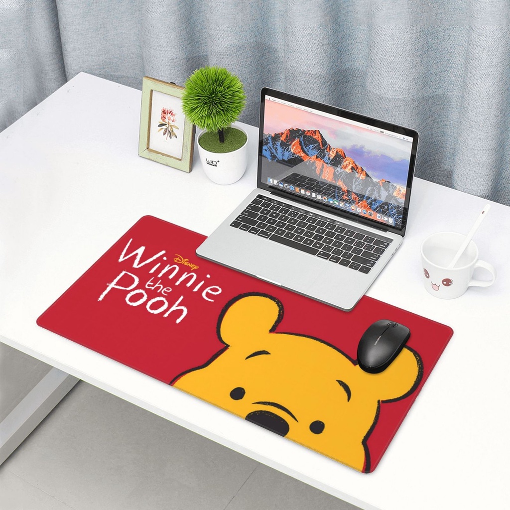 Winnie The Pooh 40x75cm Large Printed Mouse Pad, Non-Slip Rubber Base ...