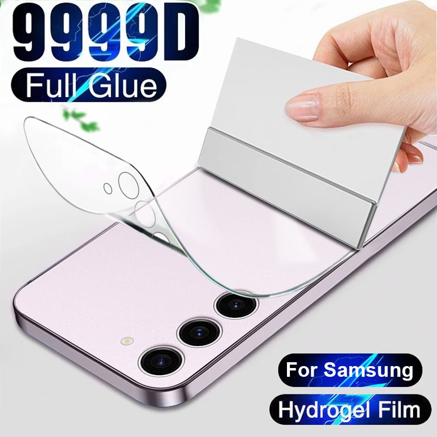 Samsung Galaxy S25 S24 S23 Ultra S20 S21 S22 Plus Full Cover Back Hydrogel Screen Protector Film ...