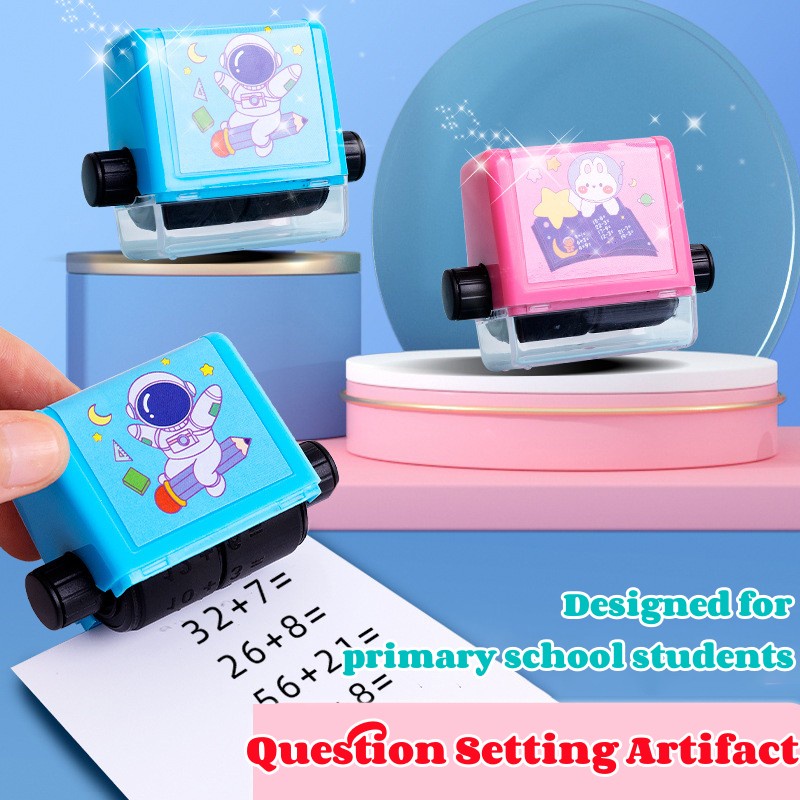 Math Roller Stamp Addition Subtraction Multiplication Division Learning ...