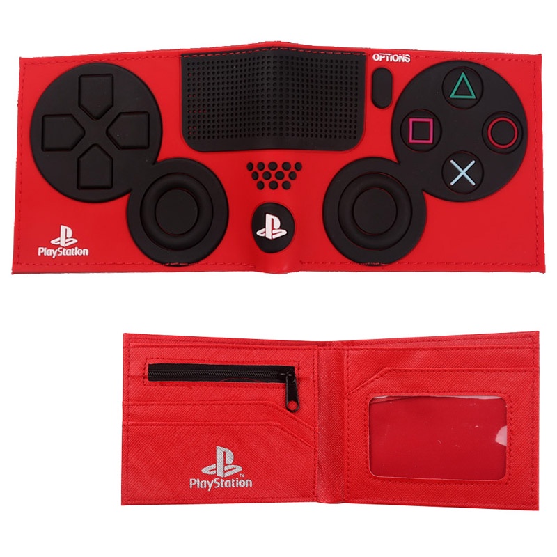 Sony PlayStation Game Cartoon Wallet Fashion PU Leather Purse Cosplay ...