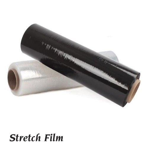 Stretch Film 500mm x 2.2kg - Clear and Black | Black/Clear Stretch Film ...