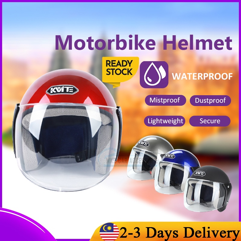 Motorcycle Helmet Motor Helmet Half Motosikal Topi Keledar Motor ...