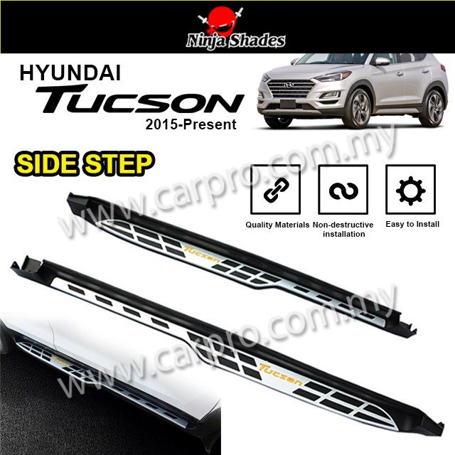 Hyundai Tucson 2015 - Present Side Step Running Board Side Step - Can ...