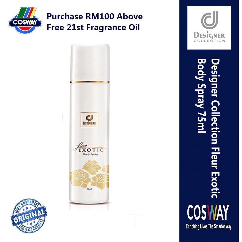 COSWAY Designer Collection Fleur Exotic Body Spray 75ml | Shopee Malaysia
