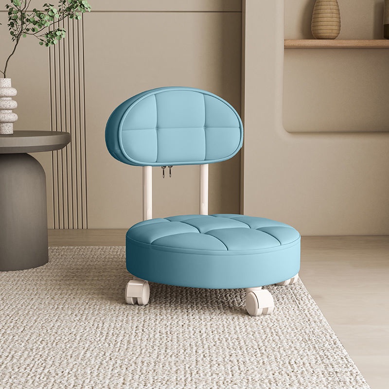 Stool Chair Stool With Wheels Pulley Low Stool Movable Children's Stool ...