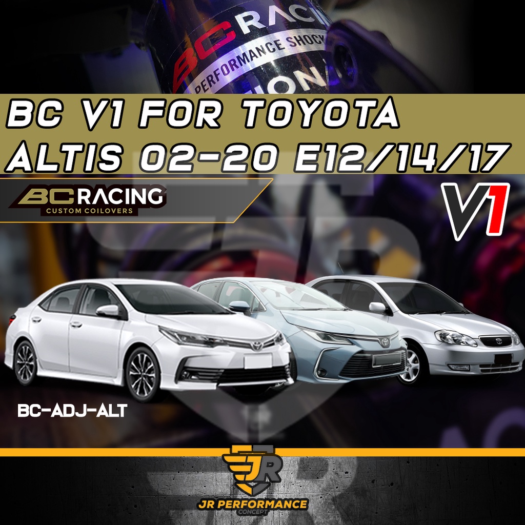 Honda Civic Jazz Myvi Vios BC Racing V1 Adjustable Coilovers Hilo Soft ...
