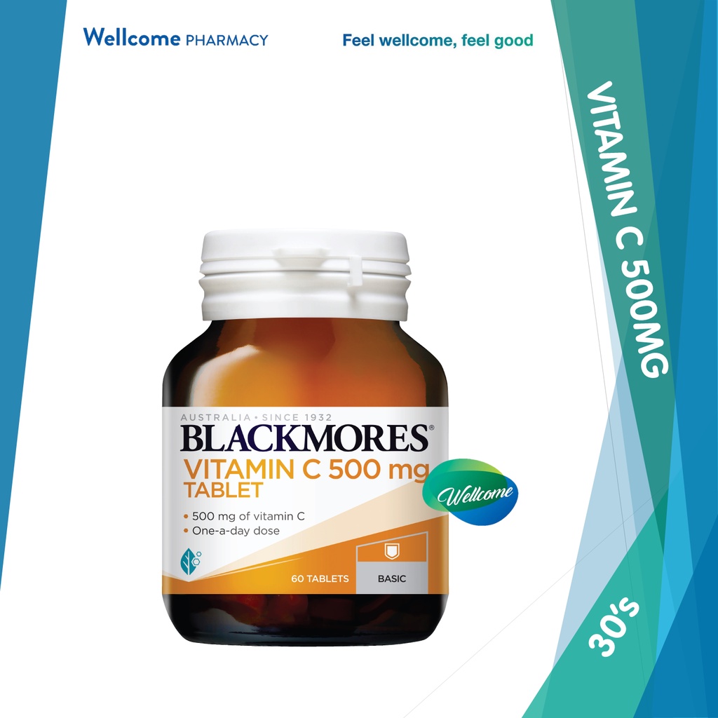 Blackmores Vitamin C 500mg Tablets - 30's | Shopee Malaysia