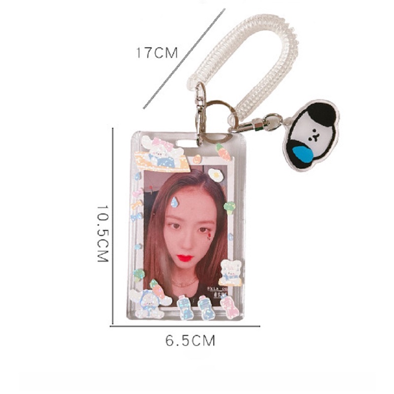 Cute Transparent Acrylic Photocopy Card Holder Credit Card Bank Card ...