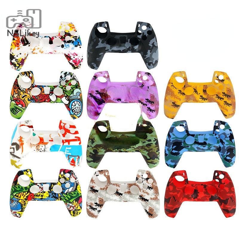 Water Transfer Printing Silicone Skin for Sony PS5 controller ...