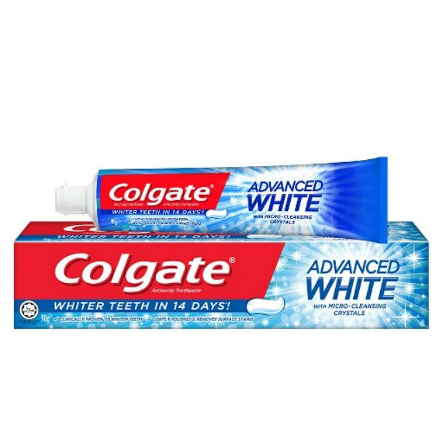 COLGATE TOOTHPASTE 90G - ADVANCED WHITENING | Shopee Malaysia
