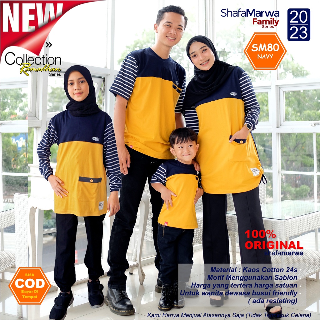 Original Family Couple T-Shirts, Muslim Family Tunic Tops, Father ...