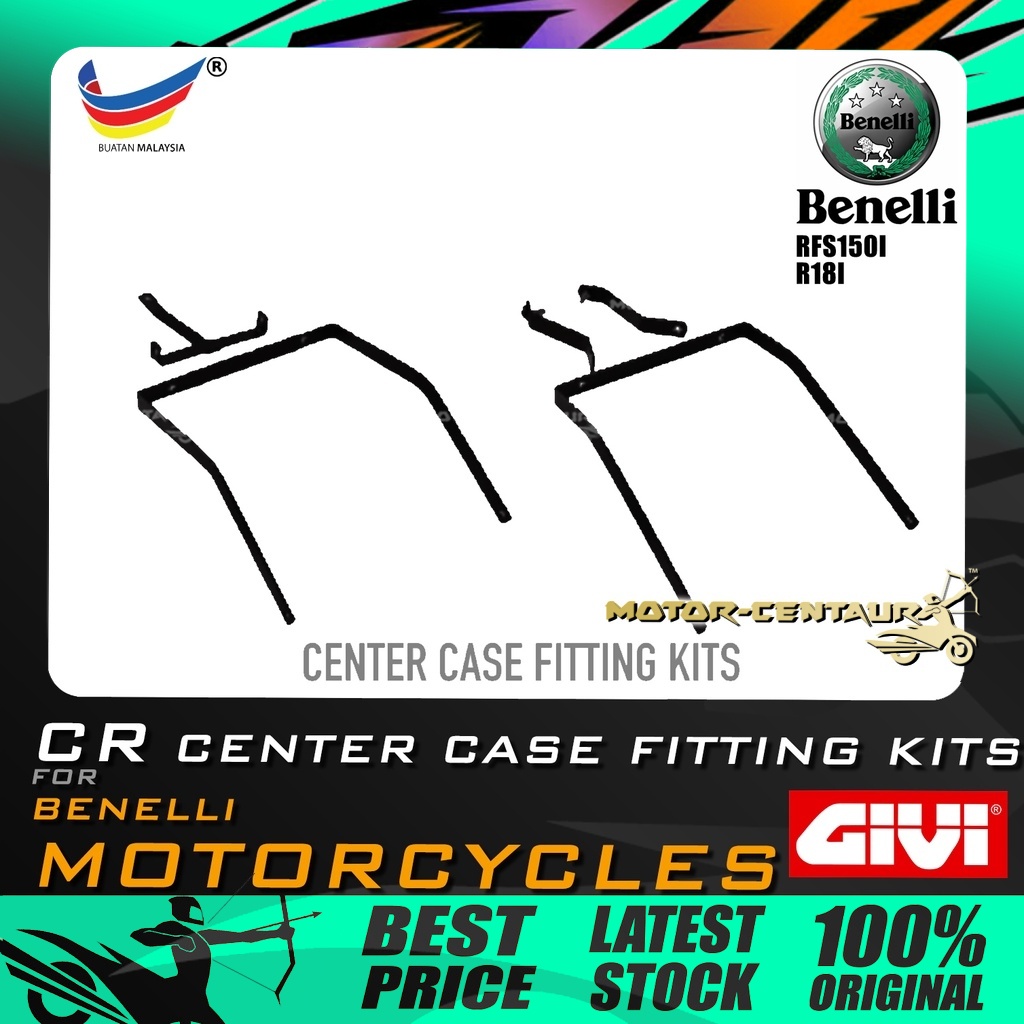 BRACKET PEMASANGAN GIVI CENTRE CASE FITTING KIT CR FOR BENELLI RFS150I ...