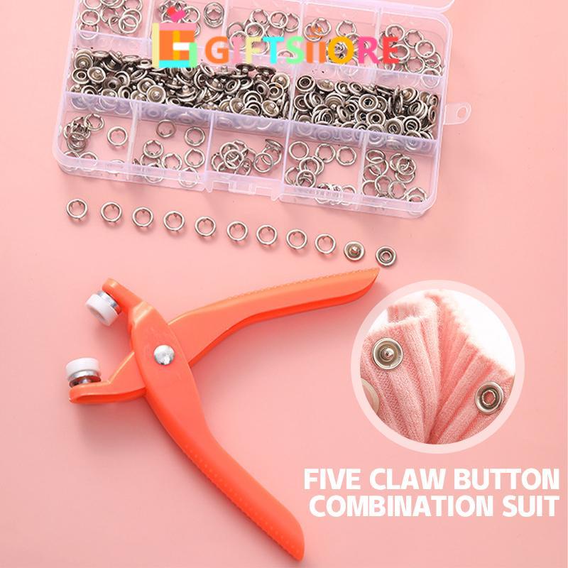 PERALATAN Snap Button Tightening Pliers For Clothing Button Sewing ...