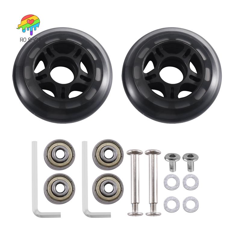 80mm X 24mm Luggage Wheels Replacement Case Wheels Carbon Steel ...