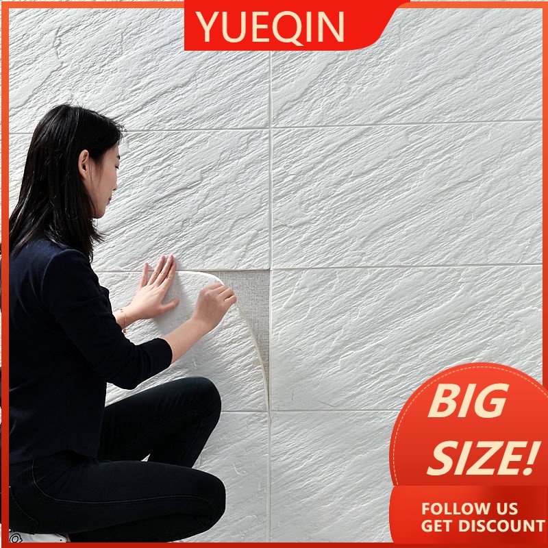 70*70cm Creative Rock Wall Stickers 3D Self-adhesive Wallpaper ...