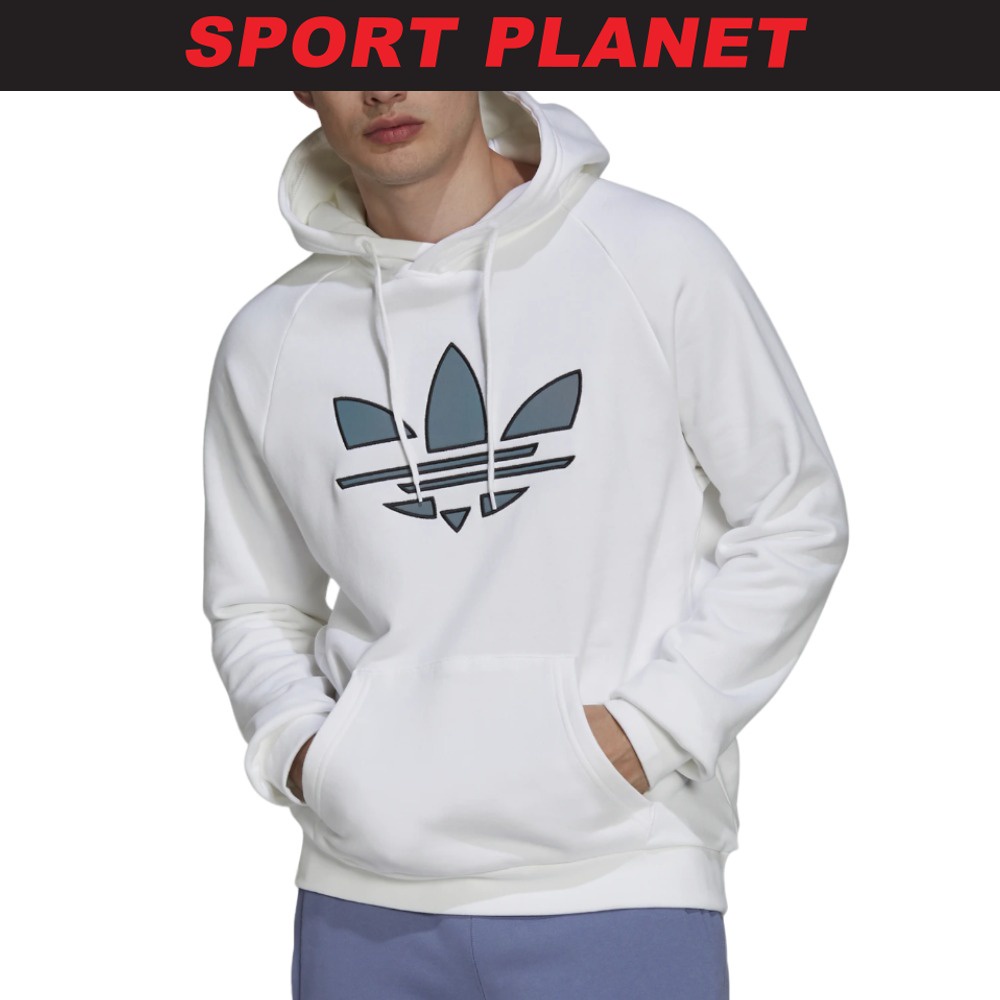 adidas Bunga Men Adicolor Shattered Trefoil Hoodie Shirt Baju Lelaki ...