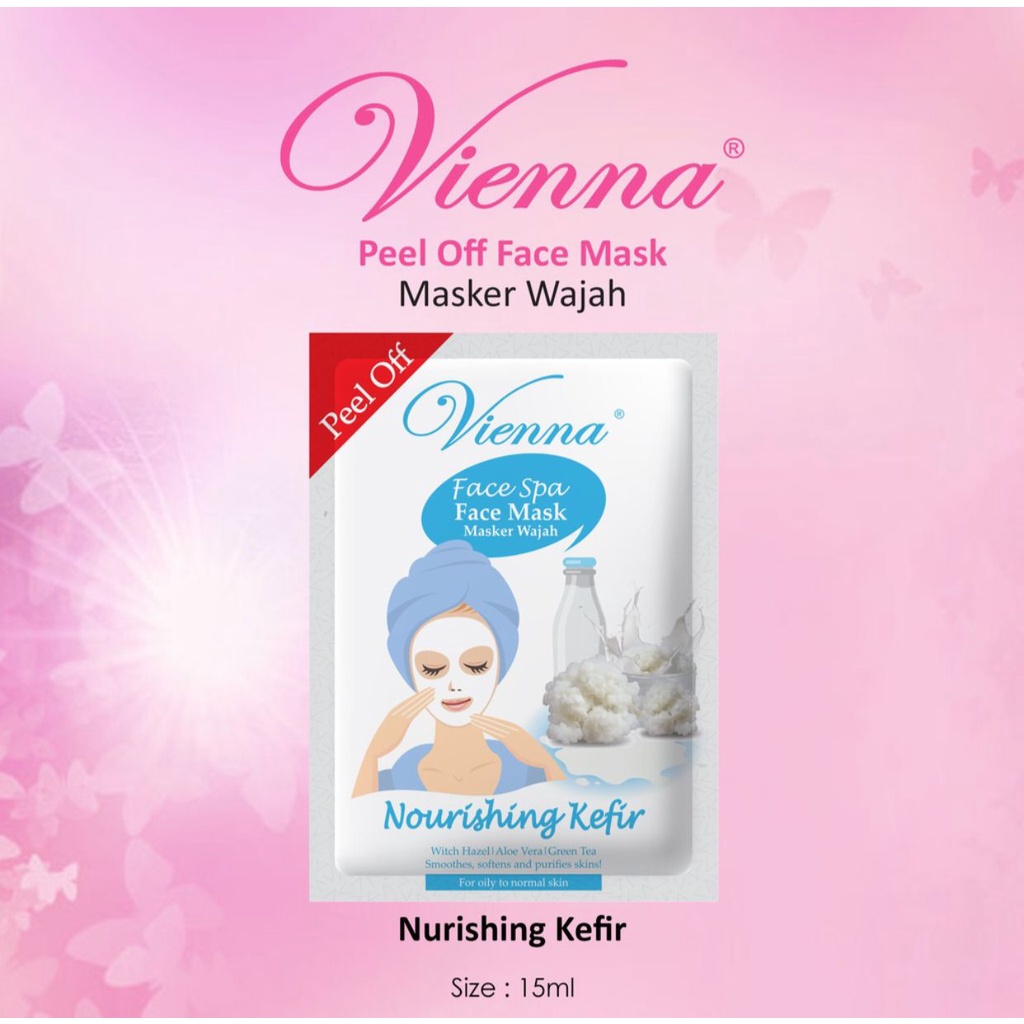 Vienna Peel Of Mask spa Nourishing kefir Sachet Packaging 15ml - Sachet ...