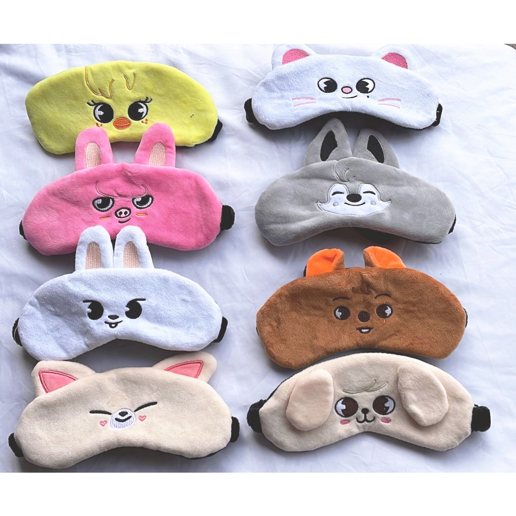 Kpop Stray Kids World Tour MANIAC Eye Mask with Cartoon Embroidered Eye ...
