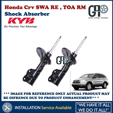 Honda Crv SWA RE , TOA RM Front Shock Absorber Gas KAYABA KYB (2007-2016) ( 1Pair ) | Shopee ...
