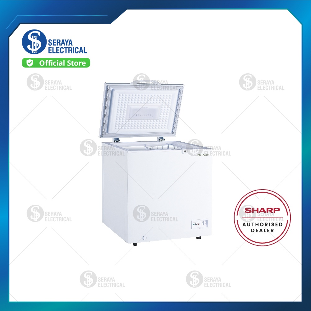 Sharp 110L Chest Freezer SJC-118 / SJC118 冷冻柜 Peti Beku | Shopee Malaysia
