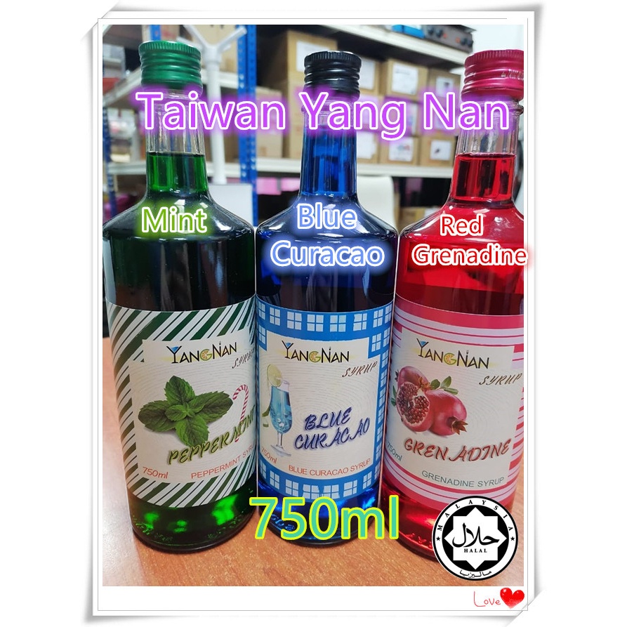 Red Grenadine Syrup. From Taiwan. 750ml/btl. For Different Kind Of ...