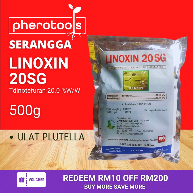 Pherotools LI NONG LINOXIN 20SG (500g) (dinotefuran 20.0 %W/W) YI NONG ...