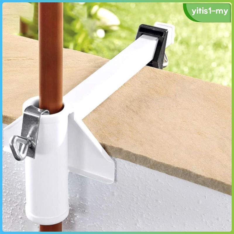[YitiseaMY] Parasol Holder Adjustable Umbrella Clamp Mounting Bracket ...